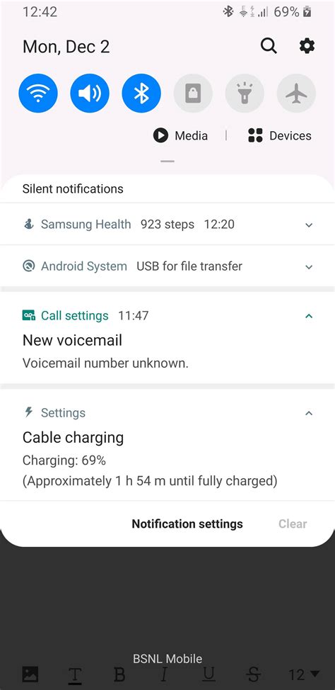 Persistent Voice Mail Notification Samsung Members