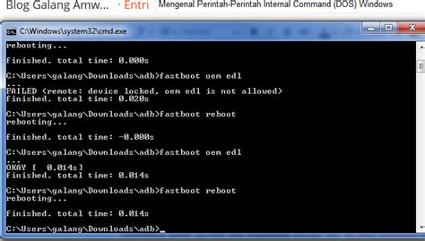 Mengenal Perintah Perintah Internal Command Dos Windo
