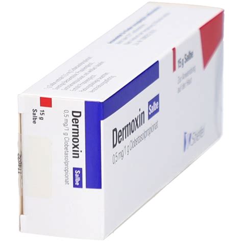 Dermoxin Salbe 05 Mg1 G 15 G Mit Dem E Rezept Kaufen Shop Apotheke