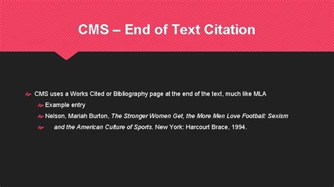 Mla Apa And Cms Similarities And Differences In