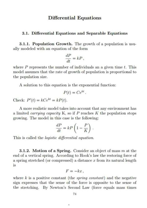 Differential Equation Engineering Mathematics I Studocu