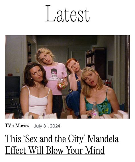 This “sex And The City” Mandela Effect Will Blow Your Mind