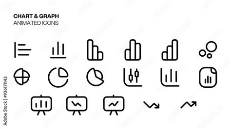 Comprehensive Animated Chart And Graph Icons Pack Bar Graph Bubble