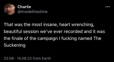 Updates On Charlie Slimecicle — Charlie Posted On Twitter Image Id