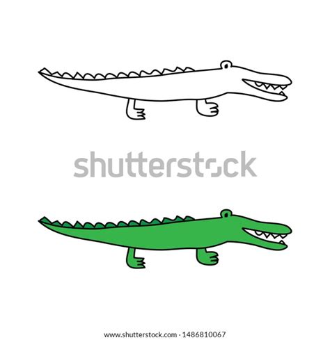 Aggregate More Than 76 Crocodile Sketch Cartoon Best Seven Edu Vn