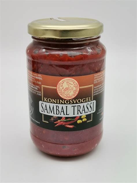 Chilipaste Sambal Trassi Koningsvogel 375ml Asian House Himalaya