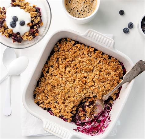 Blueberry Crisp Good Real Food