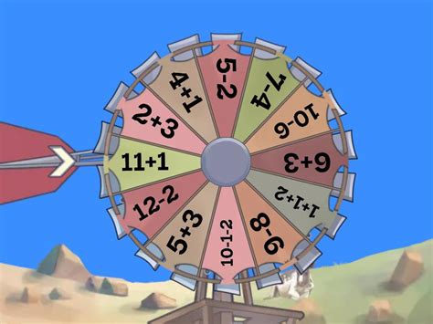 chiffres 1 12 random wheel