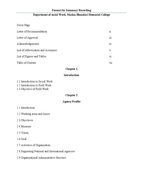 Content For Summary Recording Pdf Social Work