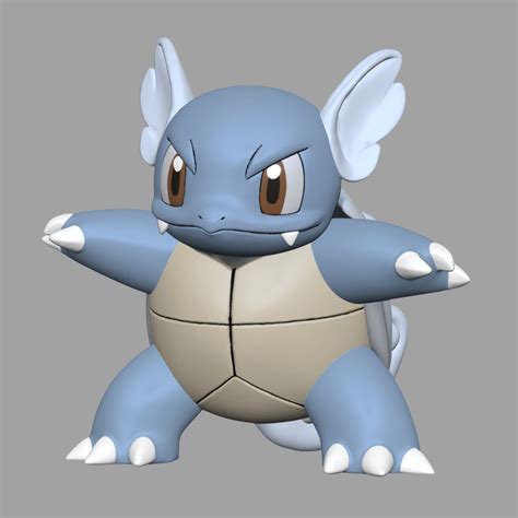 🎨 Wartortle 3d Print Model Fan Art・ Stl File For 3d Printing・cults