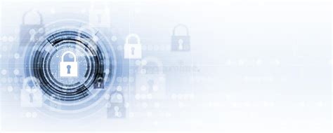 Internet Digital Security Technology Concept For Business Background