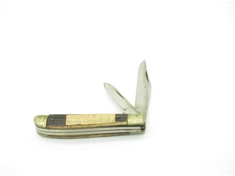 Vintage G C C O 1950s Seki Japan Small 2 75 Jigged Bone Folding