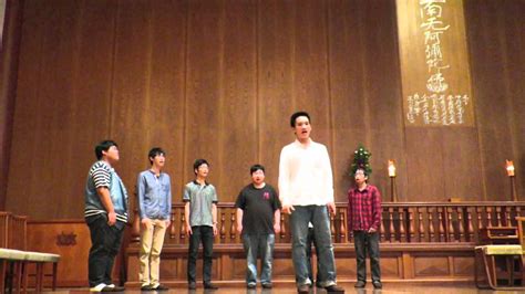 龍谷大学の朝のおつとめ（男声合唱団：朝のミニコンサート2014624） Youtube