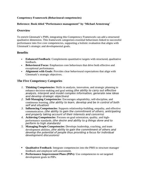 Behavioural Competency Framework Pdf Career And Growth Behavioural Competency Framework Pdf Career And Growth
