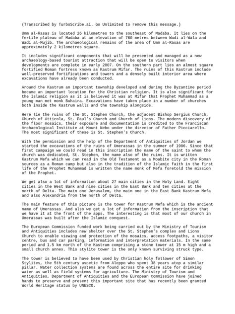 ام الرصاص Pdf Jordan