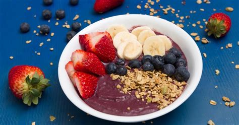 Wiaw March Edition Acai Bowl With Fruit And Granola Recipe Oh So