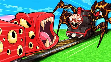 Choo Choo Charles Vs Train Eater Minecraft Youtube