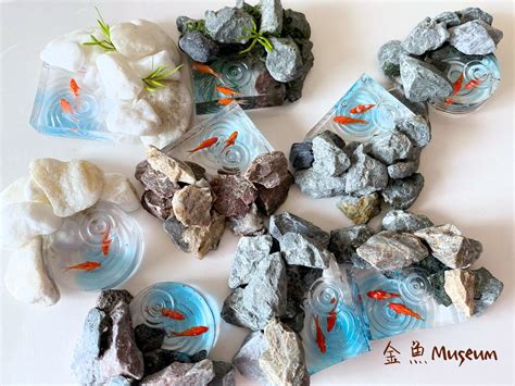 金魚museum★7 1and2 ヨコハマハンドメイドマルシェ On Twitter Rt Hisui16 可愛い！というか池のカケラの中に金魚ちゃんおる😳😳