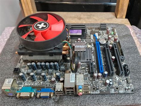 MSI K9N6PGM2-V2 Mainboard mit CPU und Speicher in Niedersachsen ...