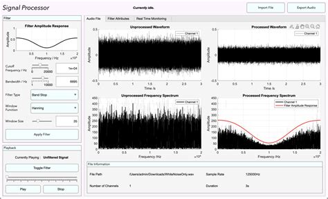 GitHub A Soca Signal Processor Finite Impulse Response Filtering And Audio Visualisation