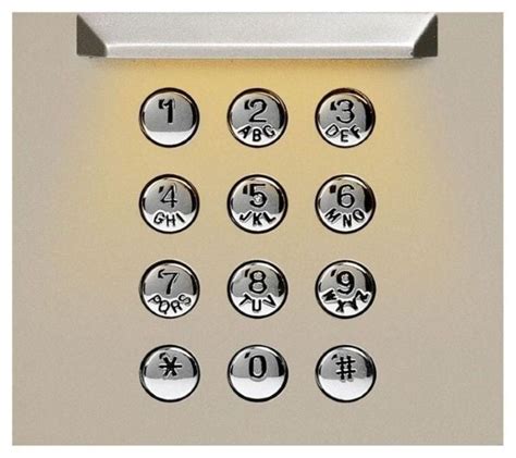 Aiphone Gf 10kp Gt Series Digital Keypad Panel Front Cover Panel To
