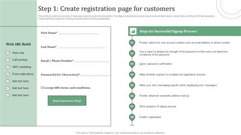Standard Approaches For Client Onboarding Journey Step 1 Create