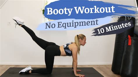 Booty Shaping Workout 10 Minutes No Equipment Youtube