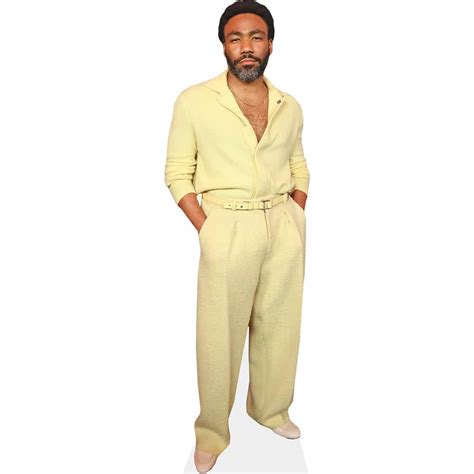 Donald Glover Yellow Outfit Cardboard Cutout