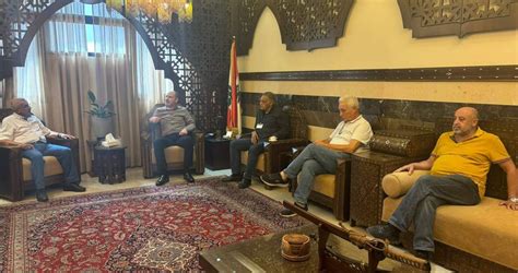 الوكالة الوطنية للإعلام اسامة سعد تابع امور النازحين واحتياجاتهم مع
