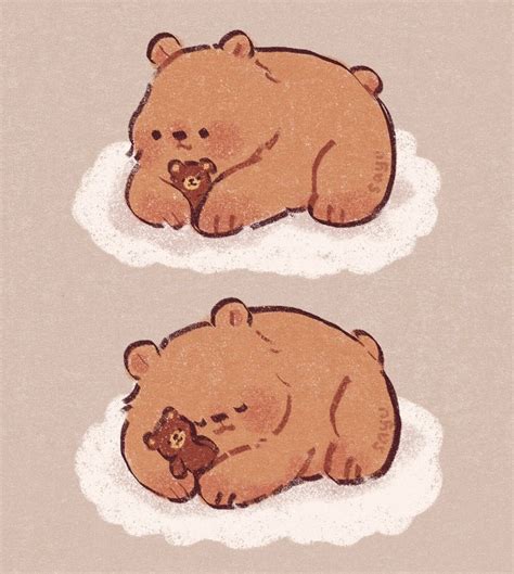 Teddy Bear Drawing Cute Bear Drawings Cute Little Drawings Kawaii