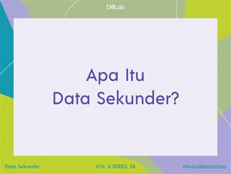 Data Sekunder Jenis Data Yang Sering Digunakan