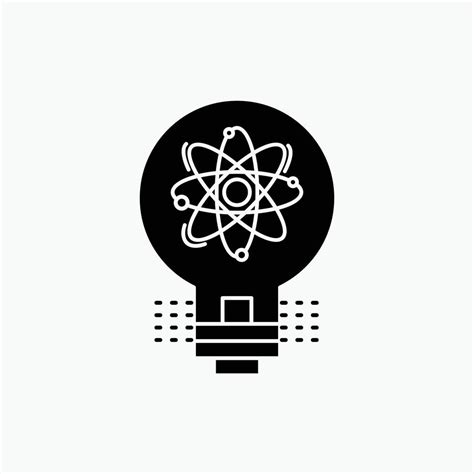 Idea Innovation Light Solution Startup Glyph Icon Vector Isolated