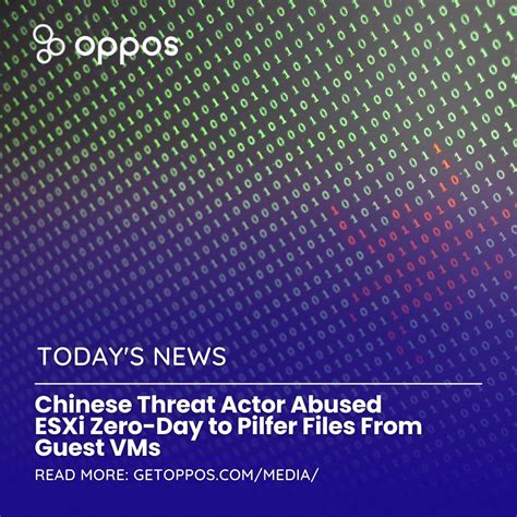 Oppos On Linkedin Cybersecurity Vmware Zeroday