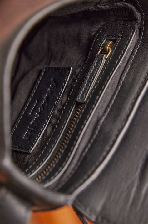 Mini Sac Lucien En Cuir Femme Noir Maison 123