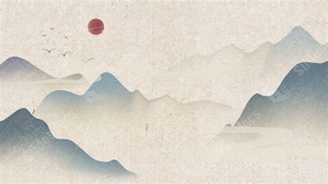 Landscape Mountain Peak Range Antiquity Ink Powerpoint Background For Free Download Slidesdocs