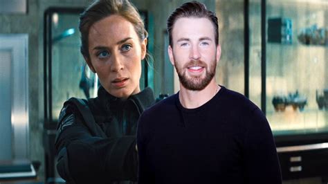 Fotos Do Set De Chris Evans E Emily Blunt Revelam As Primeiras Imagens