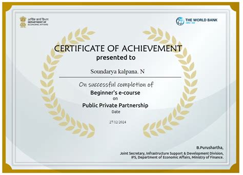 Soundarya Kalpana On Linkedin Learning Professionalgrowth Infrastructuredevelopment Ppp