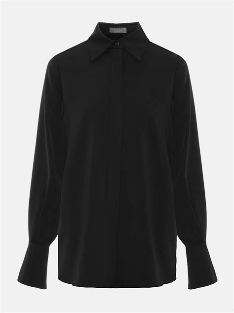 Рубашка прямого кроя с широкими манжетами :: LICHI - Online fashion store
