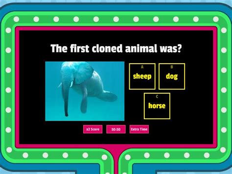 Cloning Gameshow Quiz