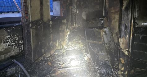 전주 원룸 3층서 불40대 외국인 화상