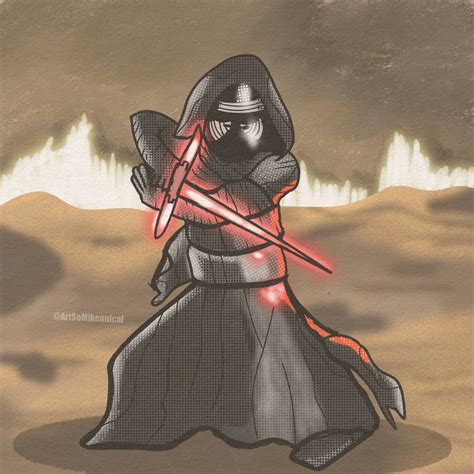 Kylo Ren Fanart By Me You Can Check Out The Full Process On My