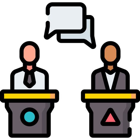 Debate Special Lineal Color Icon