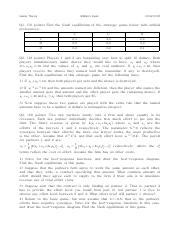 Game Midterm 14 Pdf Game Theory Midterm Exam 2014 10 22 Q1 10 Points Find The Nash