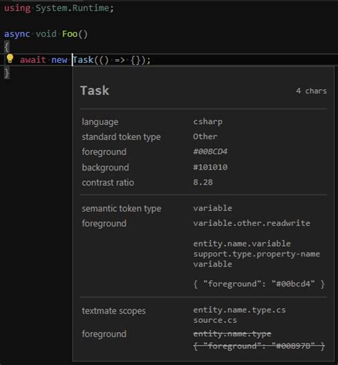 Many Issues With Token Classification For Syntactic And Semantic Highlighting Issue