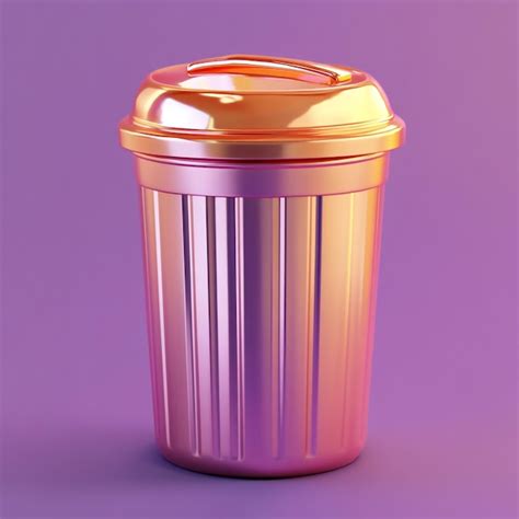 3d Trash Icon Waste Disposal And Garbage Bin Illustration Logo