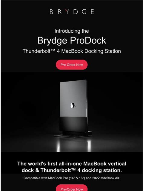 Brydge The Secret S Out Meet The New Brydge ProDock Milled