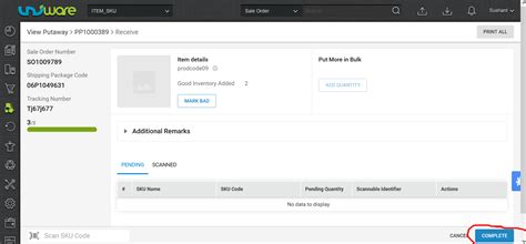 Sop Returns Handling Via Putaway To Fetch Credit Note Return Invoice