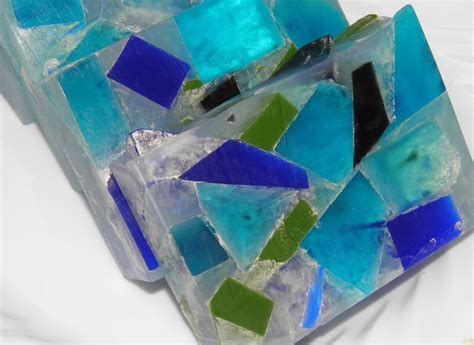 Handmade Ocean Rain Sea Glass Glycerin Soap Etsy