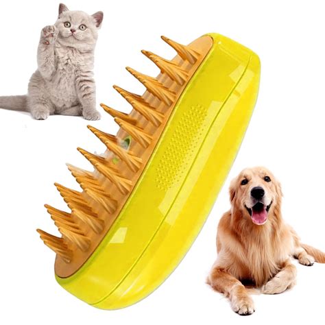 Steamy Cat Brush Spray Massage 3 In1 Cat Steamy Brush