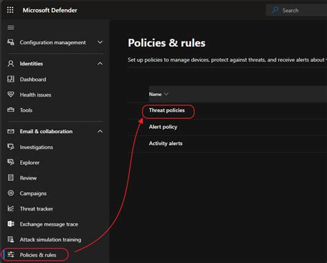add remove user to user impersonation protection in th anti phishing